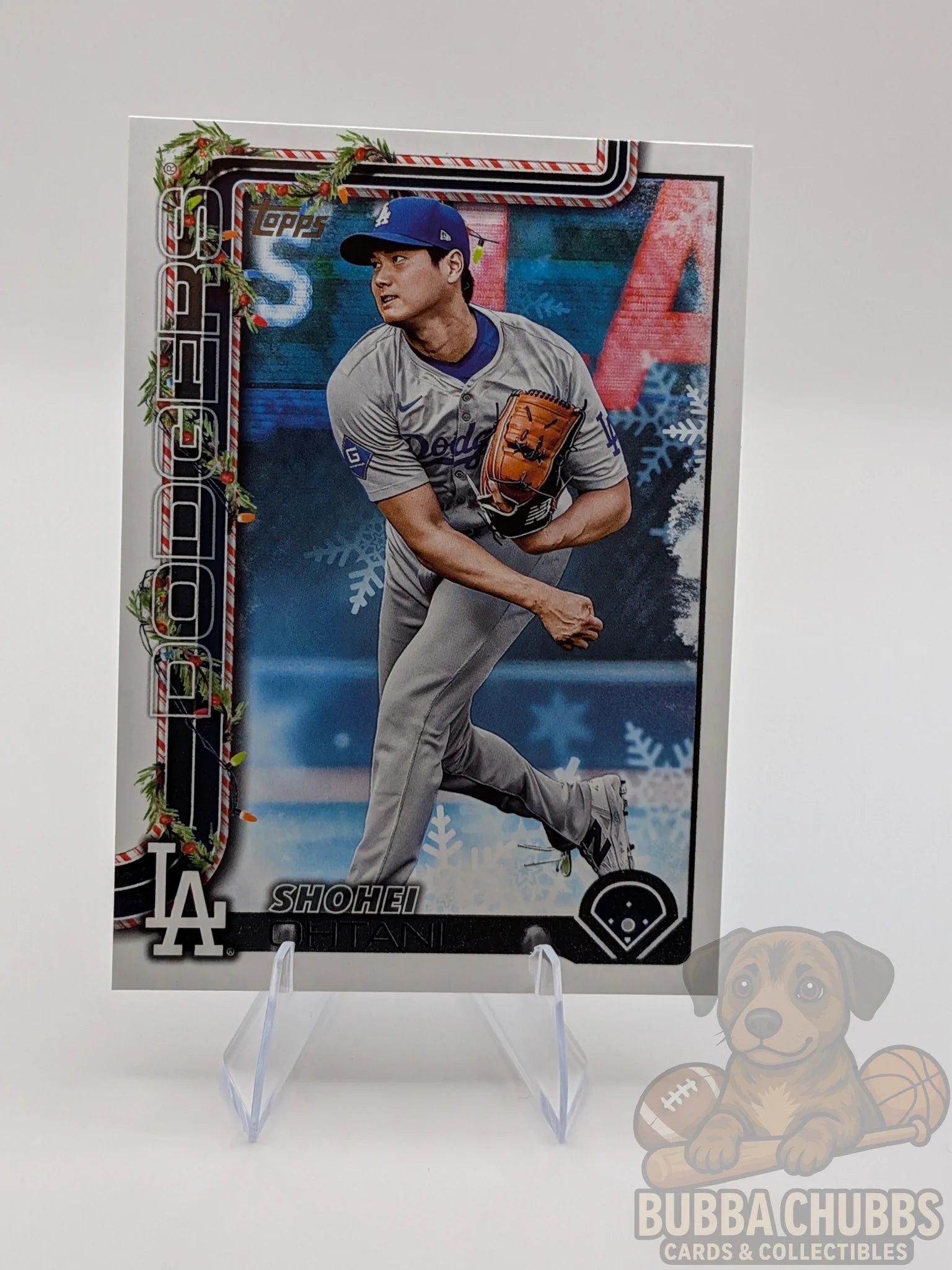 2025 Topps Holiday Shohei Ohtani #H1 | Los Angeles Dodgers Festive Card – Bubba Chubbs Cards ...